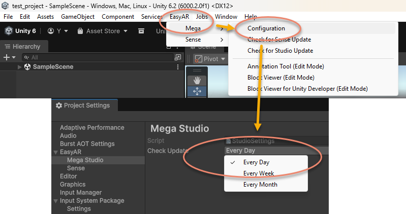 版本更新 — EasyAR Mega 文档
